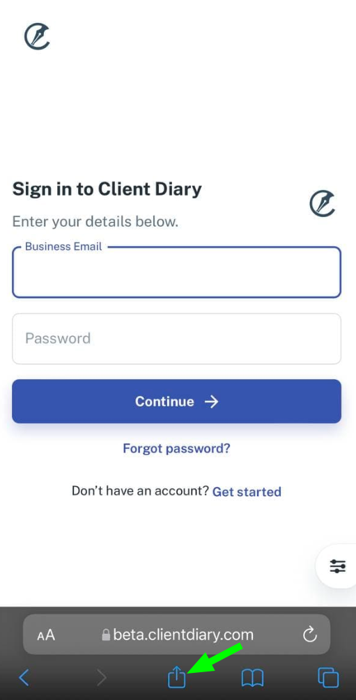 How to add Shortcuts to Client Diary – Client Diary