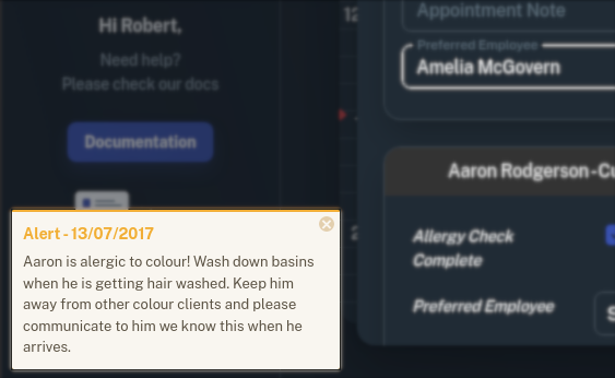 Client Management – Client Diary