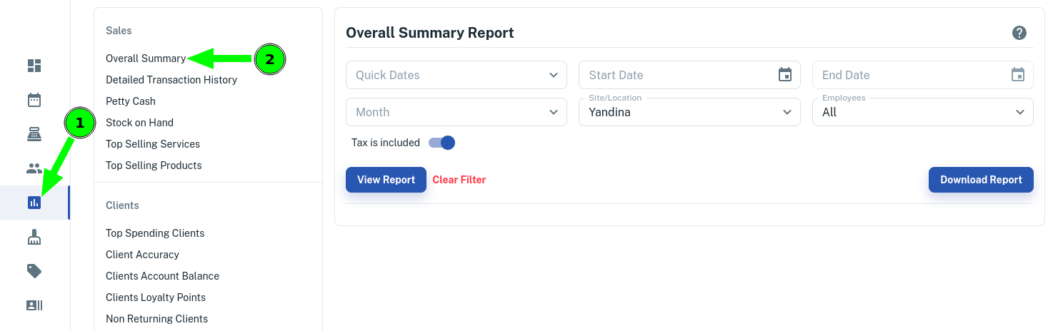 How to Use The Overall Summary Report – Client Diary