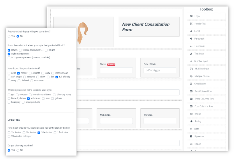 Forms Overview – Client Diary