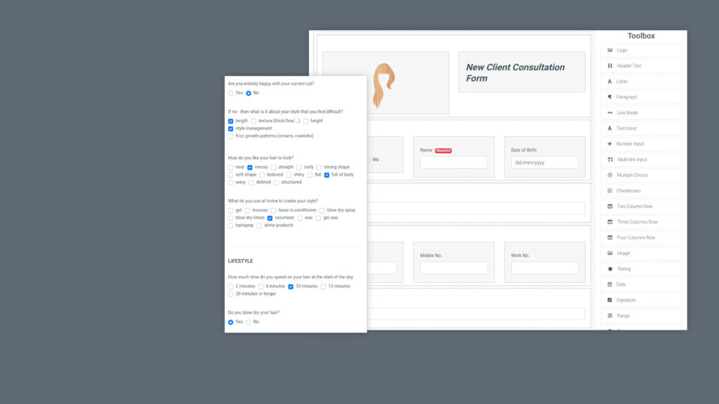 Forms – Client Diary