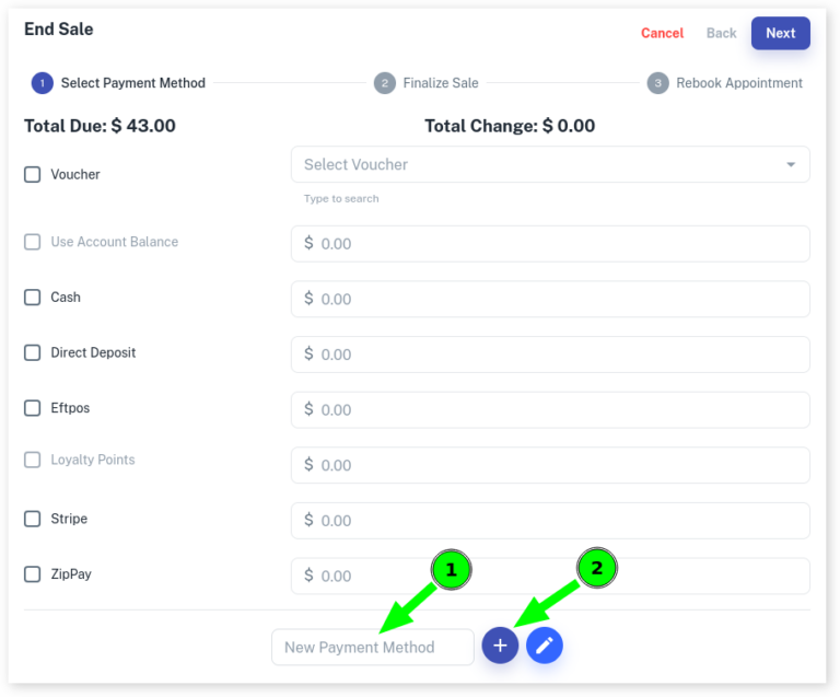 How to Add a New Payment Method – Client Diary